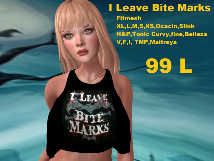 Second Life Marketplace - I Leave Bite Marks Racer top 2022